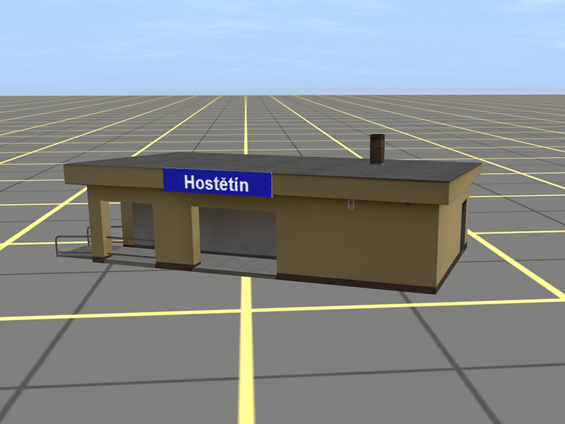 Hostětín ŽST | Staniční budovy | Trainz | Ke stažení | SašuleTrainz ...